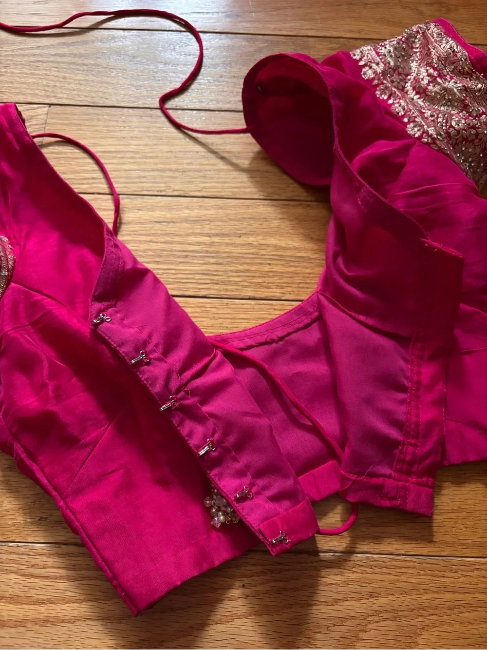 Sarees | Authentic Saree Stunning Pink Silk Saree With Custom Blouse ...